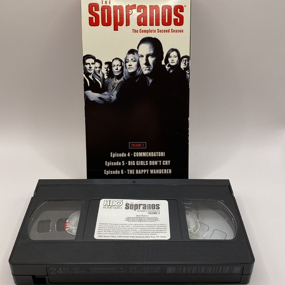 HBO | Media | Vintage Sopranos Vhs Box Set Complete Season 2 Hbo Tv ...